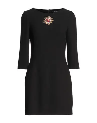 Dolce & Gabbana Mini Wool Dress - Black