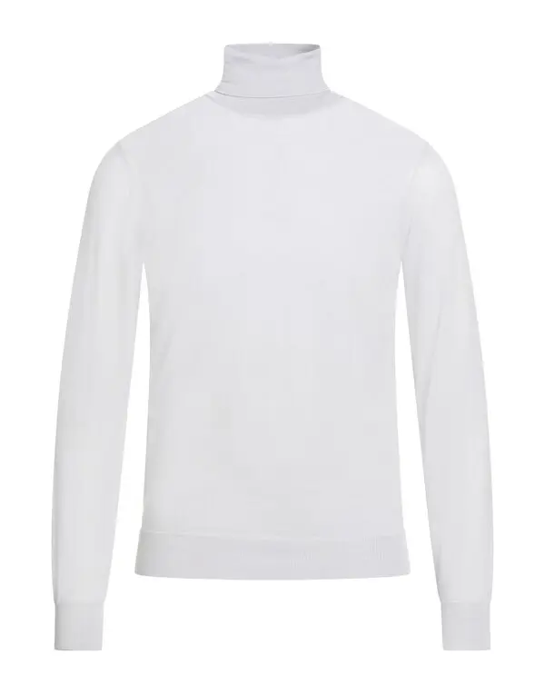 DRUMOHR Super 140s Wool Turtleneck - Grey