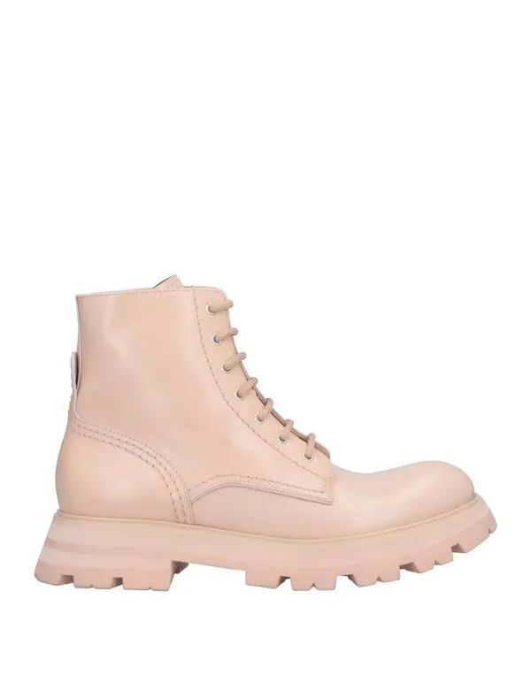 Alexander McQueen Ankle Boots In Leather