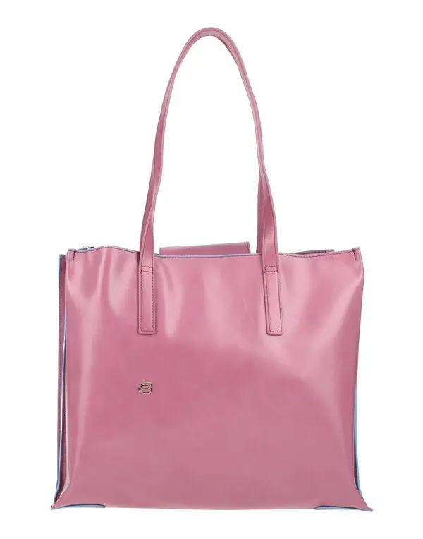 PIQUADRO Light Calfskin Tote - Pastel Pink