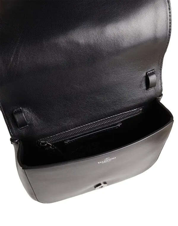 Valentino Garavani Crossbody Bag In Kidskin - Black