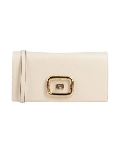 ROGER VIVIER Calfskin Cross-body Bag - Ivory