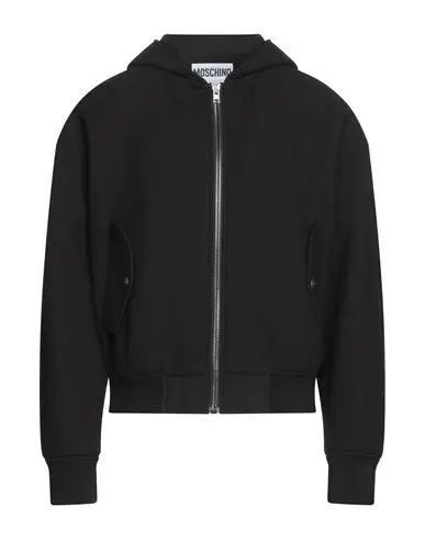 Moschino Jacket In Viscose, Wool, Polyamide And Virgin Wool - Black