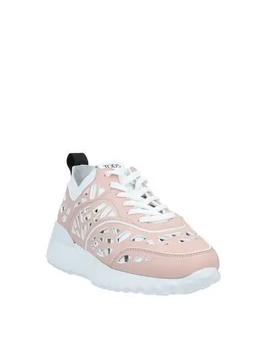 TOD'S Leather Low-top Sneakers - Blush