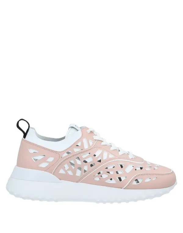 TOD'S Leather Low-top Sneakers - Blush