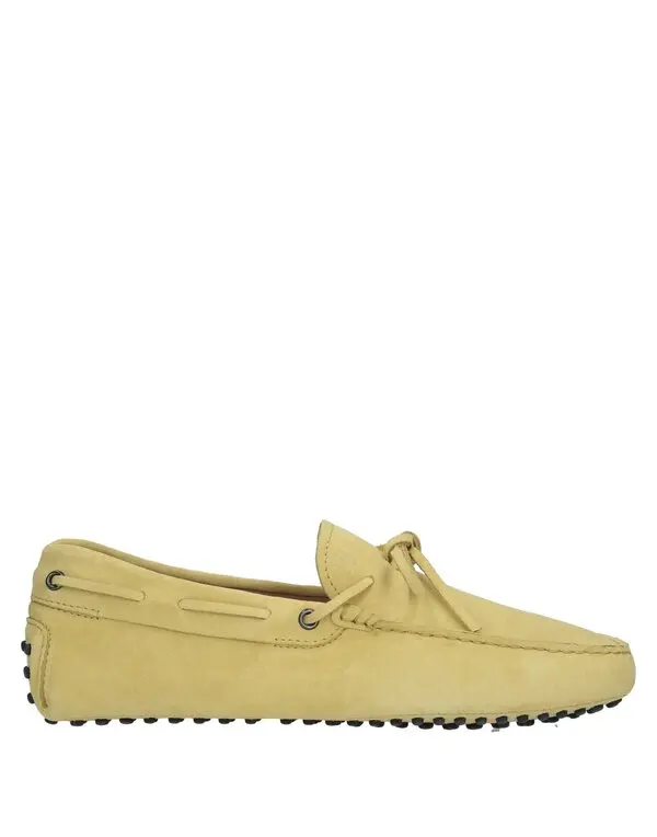 TOD'S Loafers In Soft Leather - Yellow