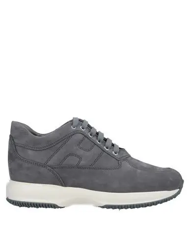Hogan Low-top Leather Sneakers - Lead