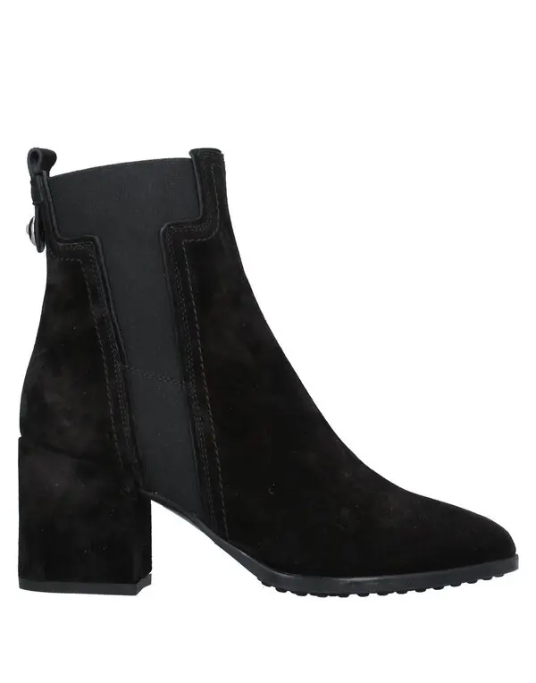 TOD'S Ankle Boots In Soft Leather - Black