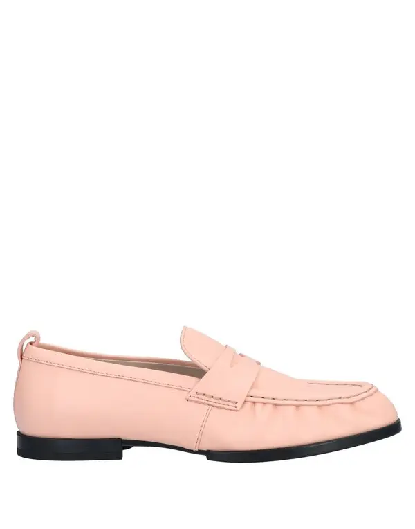 TOD'S Penny Loafers In Leather - Light Pink