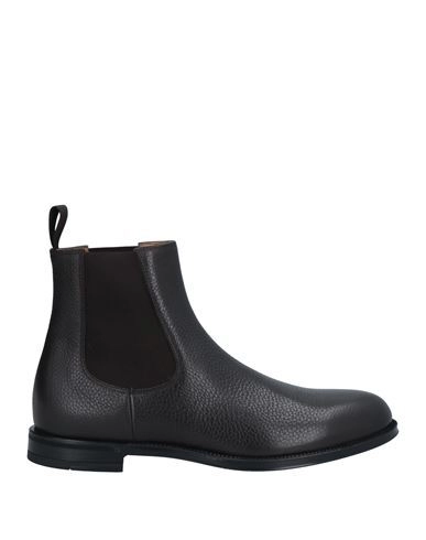 DOUCAL'S Pebbled Leather Chelsea Boots - Brown