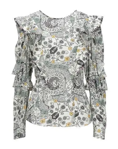 MARANT ETOILE Floral Print Top - White