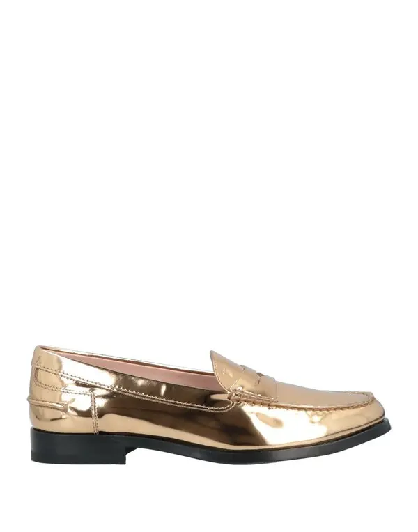 TOD'S Loafers In Leather - Gold