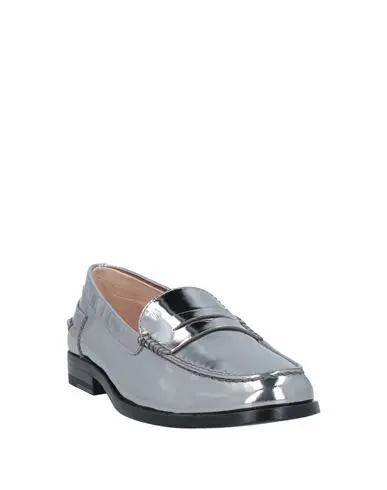 TOD'S Loafers In Leather - Silver