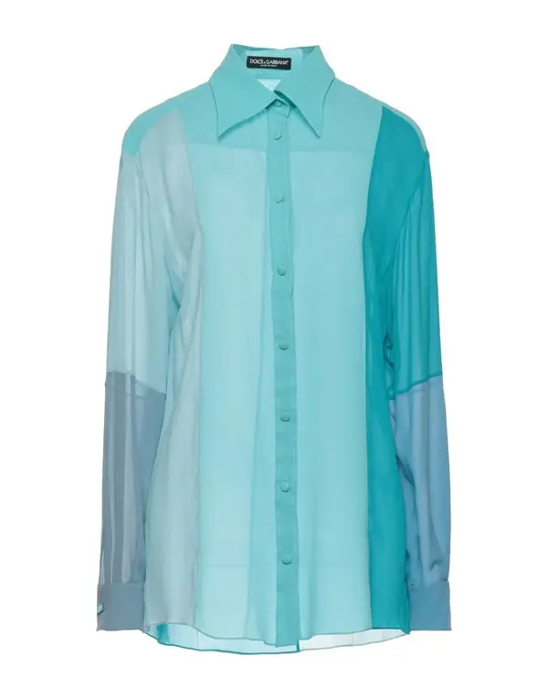 Dolce & Gabbana Multicolor Crepe Shirt