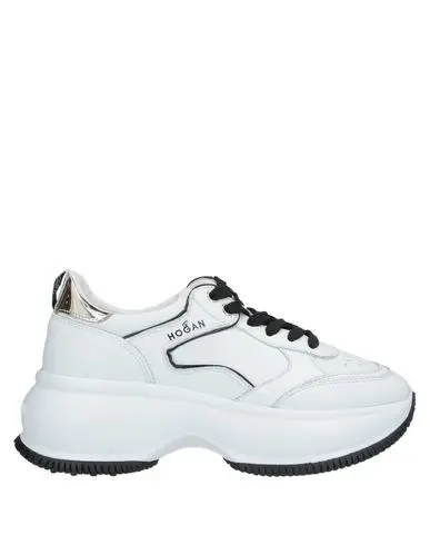 Hogan Leather Chunky Sneakers - White