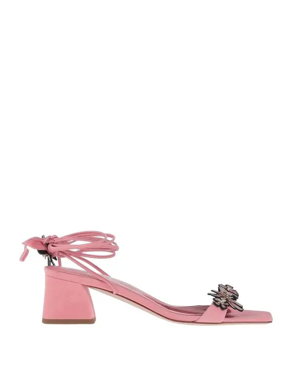 ROGER VIVIER Sandals With Floral Appliqués