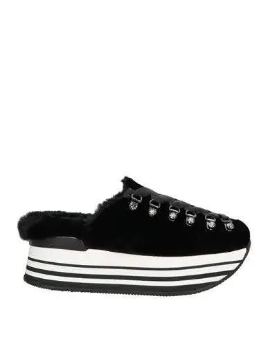 Hogan Textile Fiber Sneakers - Black