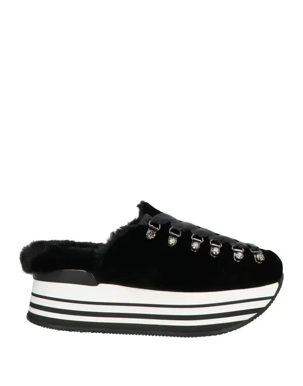 Hogan Textile Fiber Sneakers - Black