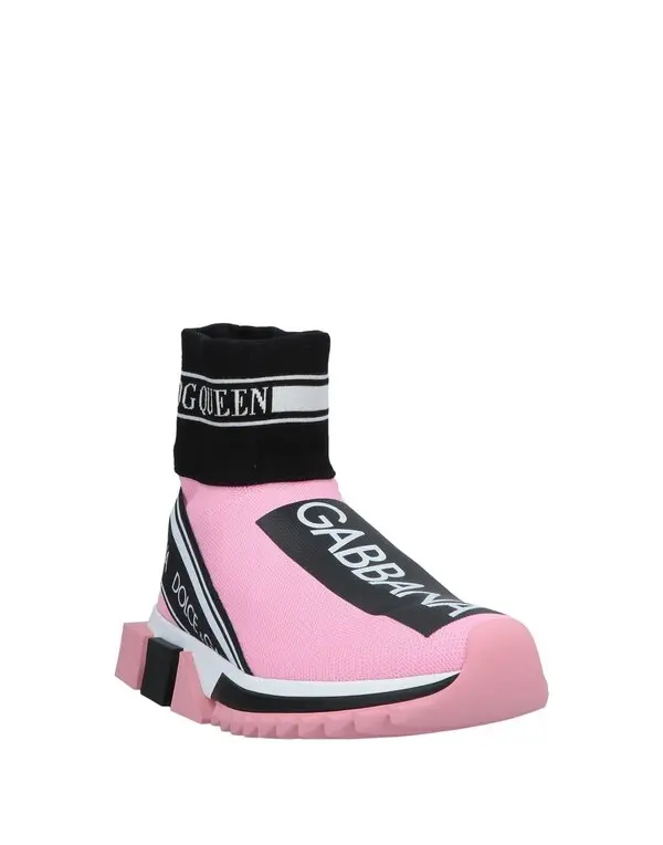 Dolce & Gabbana Knitted Sock Sneakers - Pink