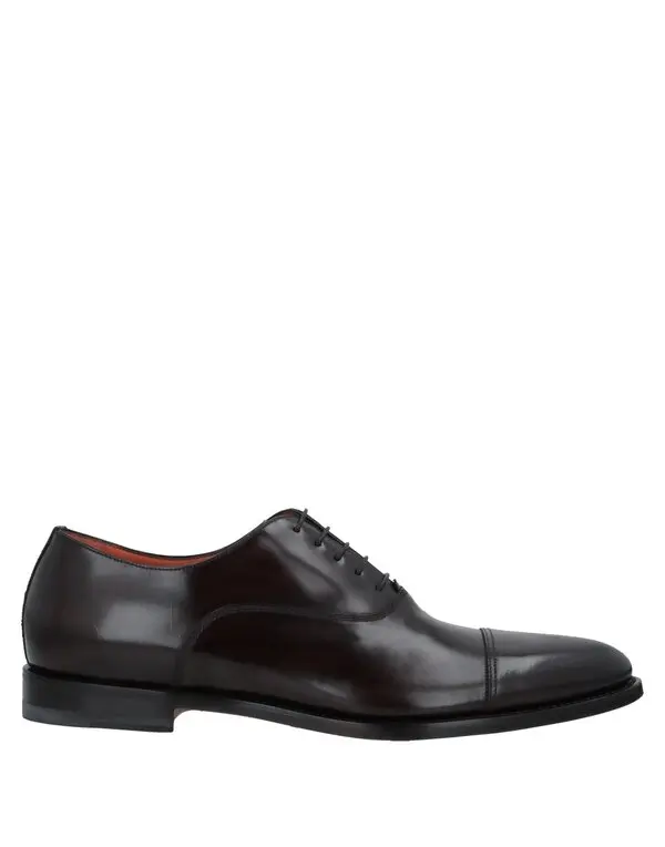 Santoni Leather Lace-up Oxford Shoes