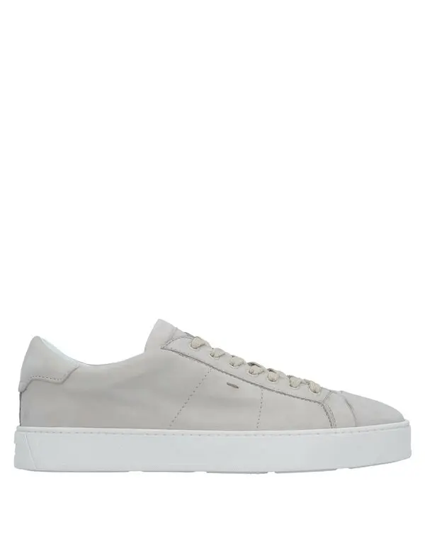 Santoni Leather Sneakers - Grey