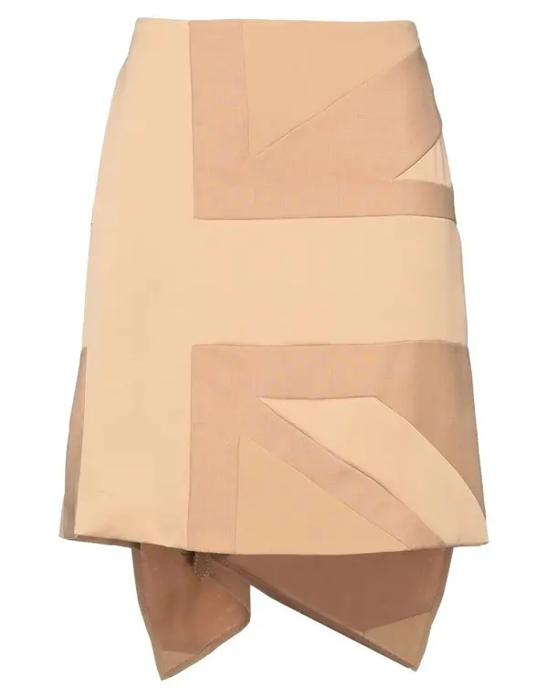 Burberry Mini Asymmetric Skirt - Beige