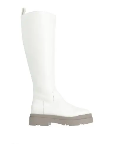 Liu Jo Calfskin Boots - Ivory