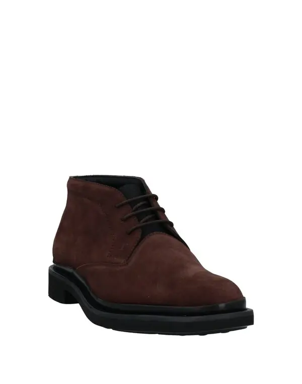 TOD'S Ankle Boots In Leather - Brown