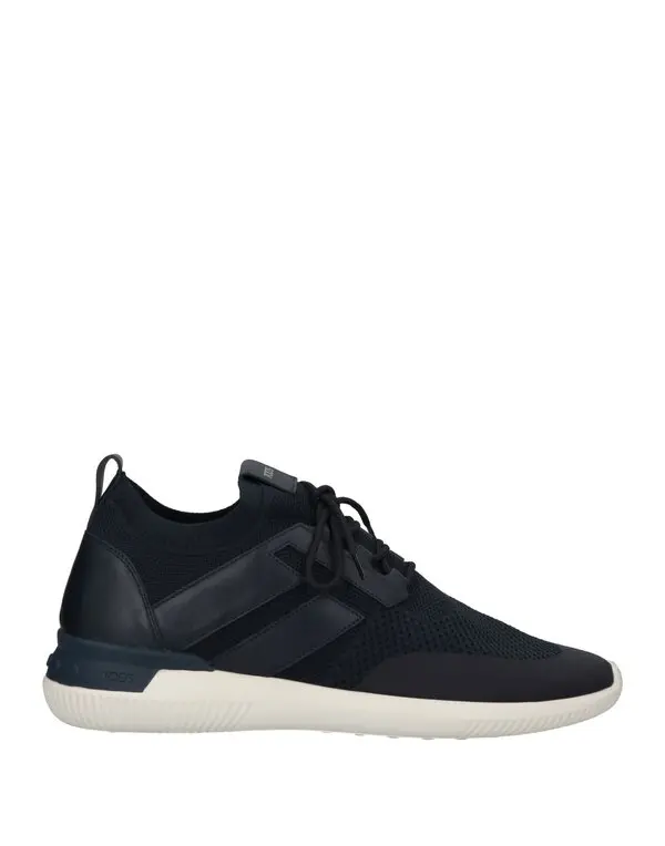 TOD'S NO CODE No_code Sneakers In Leather And Textile Fibers - Blue