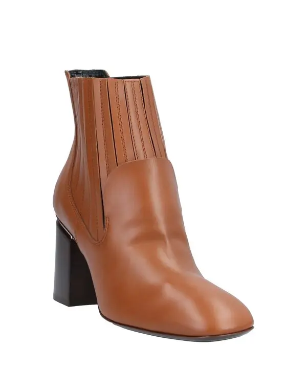TOD'S Ankle Boots In Leather - Brown