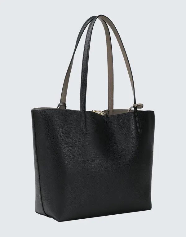 Ralph Lauren Faux-leather Reversible Tote Bag - Black