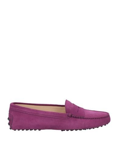 TOD'S Suede Loafers - Plum