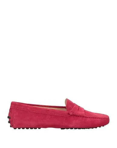 TOD'S Leather Loafers - Red