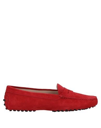 TOD'S Leather Loafers - Red