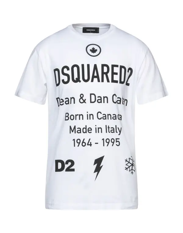 Dsquared2 T-shirt Size Cotton - White