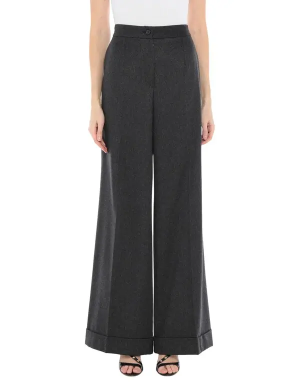 Dolce & Gabbana Wide-leg Cashmere Pants - Steel Grey