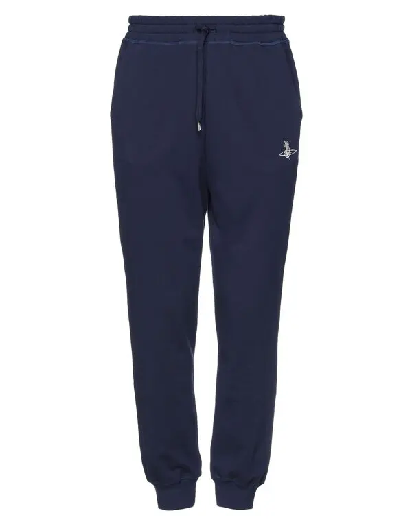 VIVIENNE WESTWOOD Pants Midnight Size Cotton, Elastane - Blue