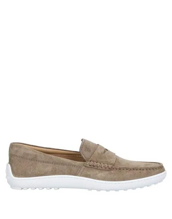 TOD'S Suede Loafers - Military Green
