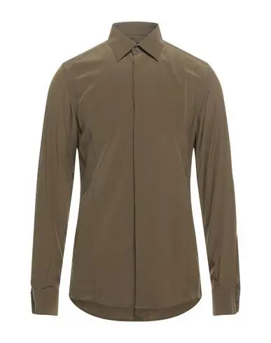 Dolce & Gabbana Gold Shirt Size Silk - Military Green