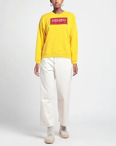 Kenzo Cotton Sweatshirt - Yellow