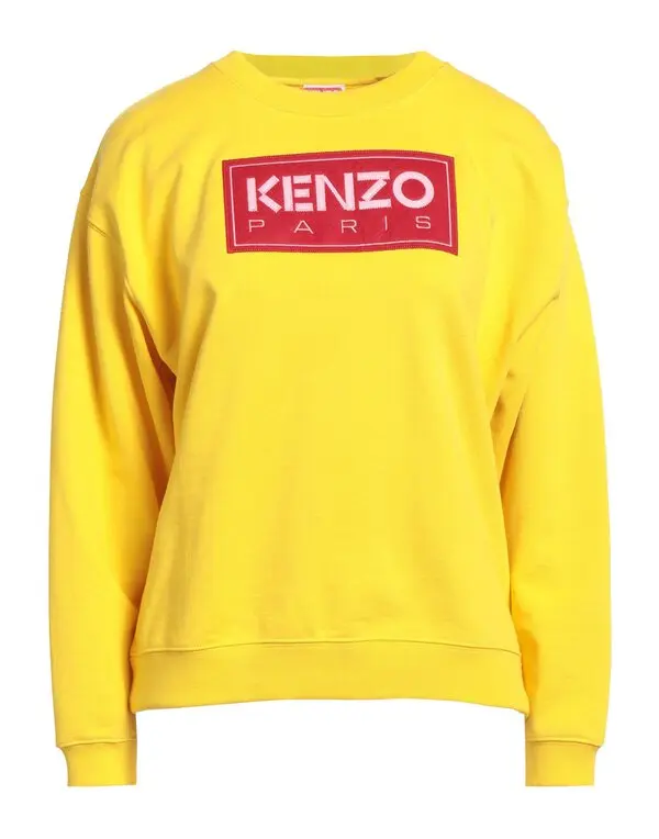 Kenzo Cotton Sweatshirt - Yellow
