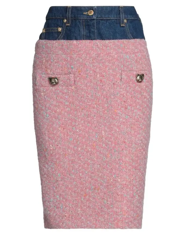 Moschino Midi Skirt In Virgin Wool Blend