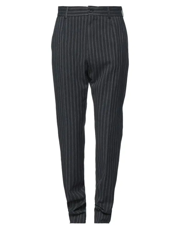 Dolce & Gabbana Striped Chino Pants - Steel Grey