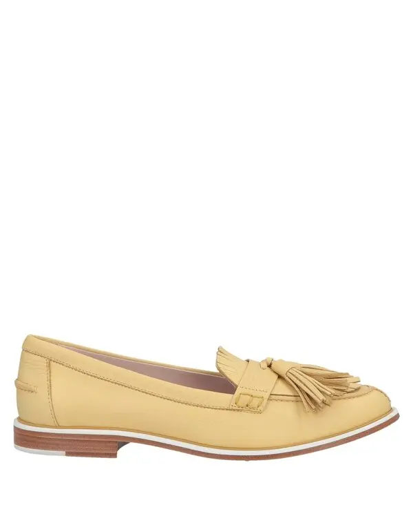 TOD'S Leather Loafers - Yellow