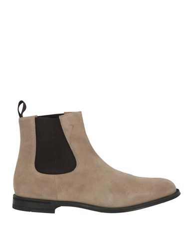 DOUCAL'S Leather Chelsea Ankle Boots - Beige