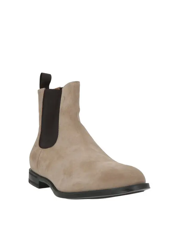 DOUCAL'S Leather Chelsea Ankle Boots - Beige