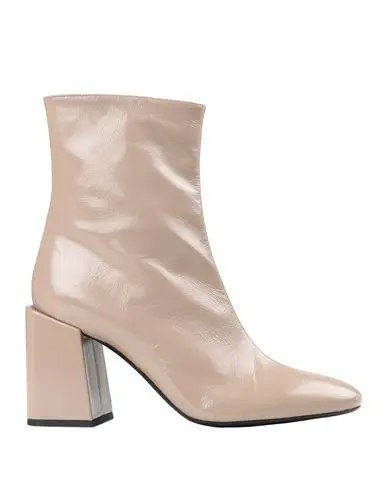 Furla Block Heel Ankle Boots - Grey