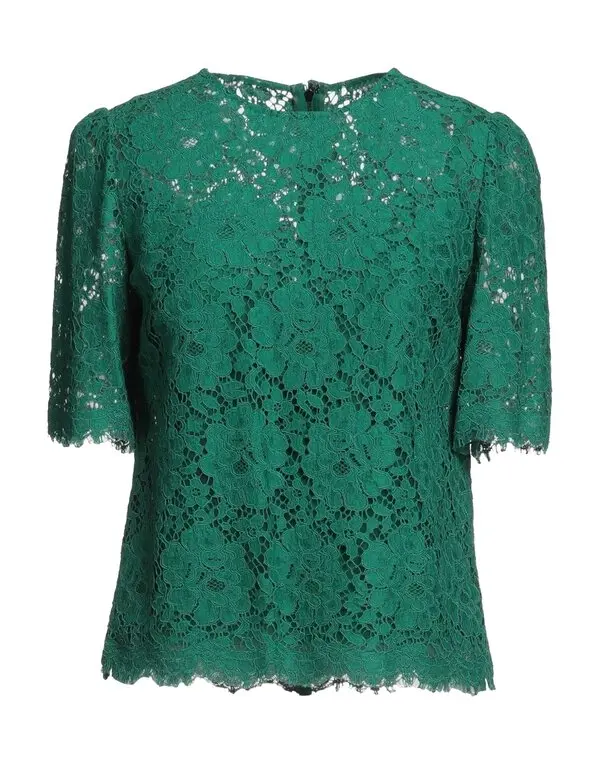 Dolce & Gabbana Lace Top - Emerald Green