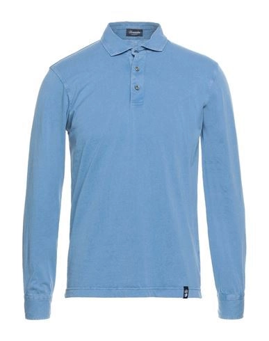 DRUMOHR Polo Shirt Pastel Size Cotton - Blue