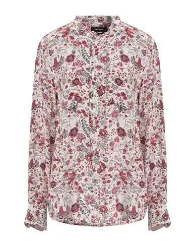 Isabel Marant Floral Print Satin Top - White